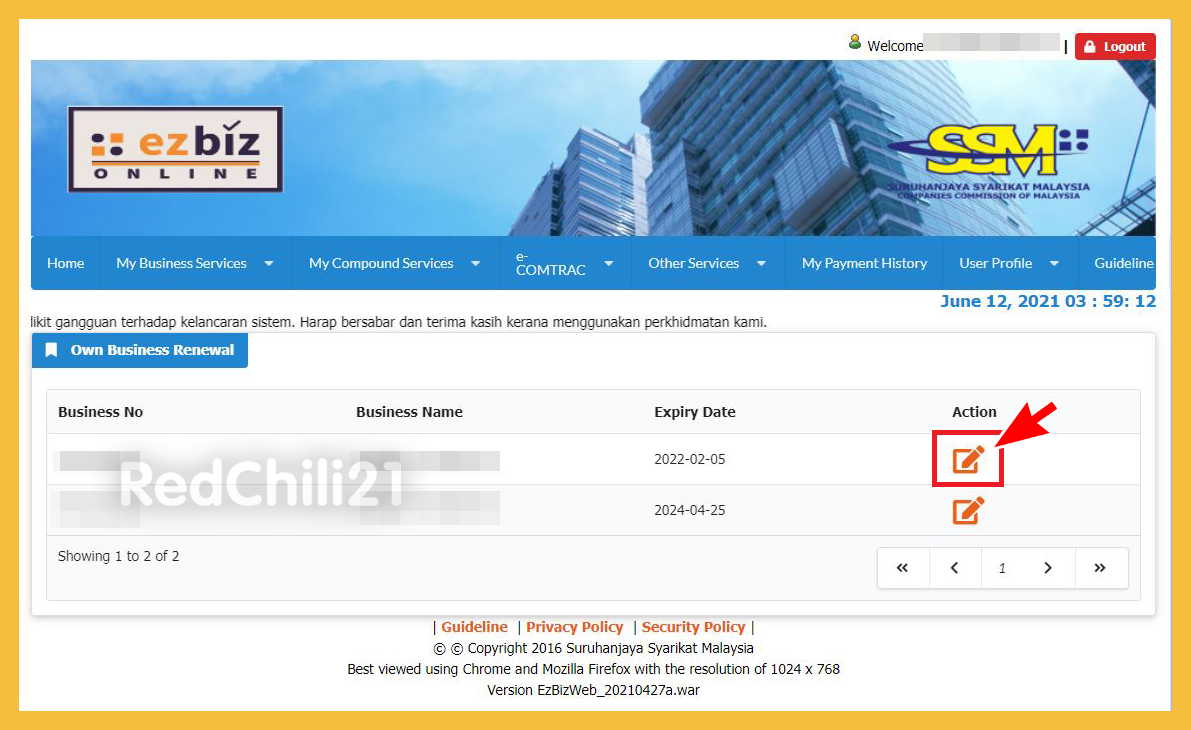 教你在网上更新SSM执照！在家也能更新，方便简单！附上完整步骤！ – RedChili21