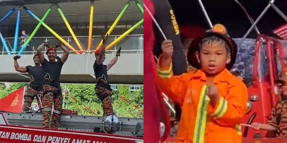 消防队小弟弟一夜爆红！国庆日游行「比心变中指」被迫营业笑翻全网！旁边Abang急救场！ – RedChili21