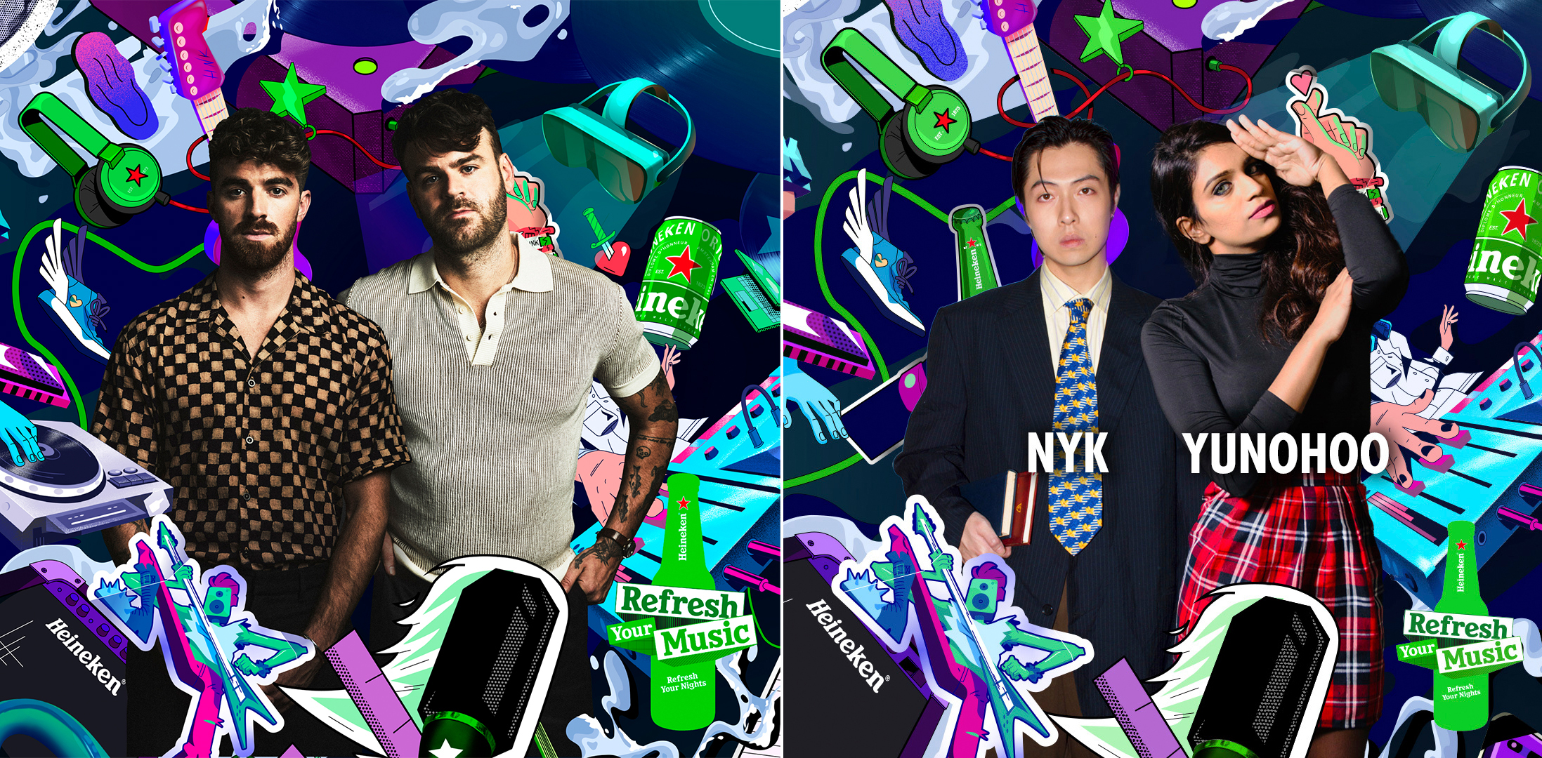 Heineken®与The Chainsmokers携手合作【Refresh Your Music 音乐活动】12月9日云顶世界隆重登场！ – ...